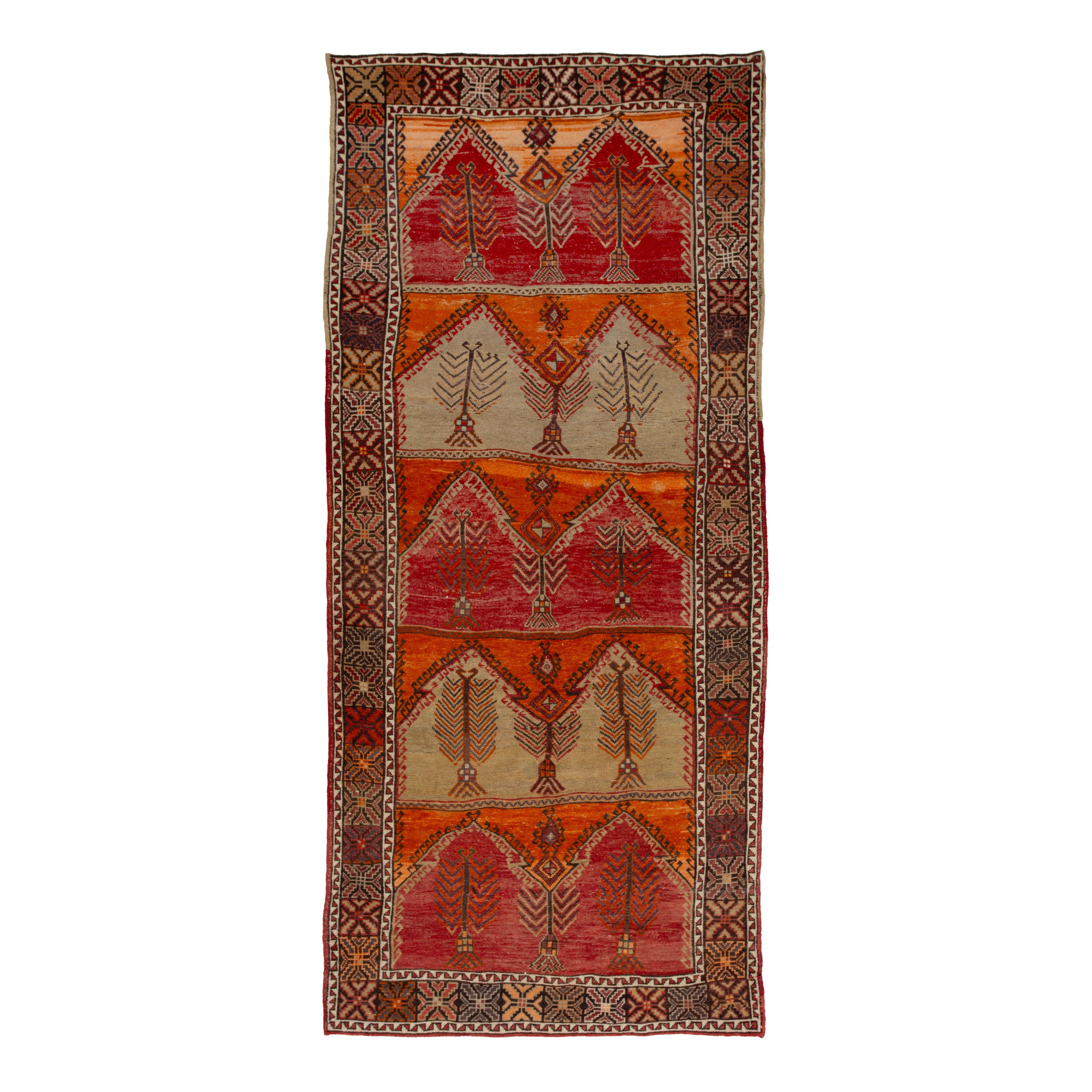 Red Traditional Wool Rug - 5'7" x 12'9" – abc carpet & home
