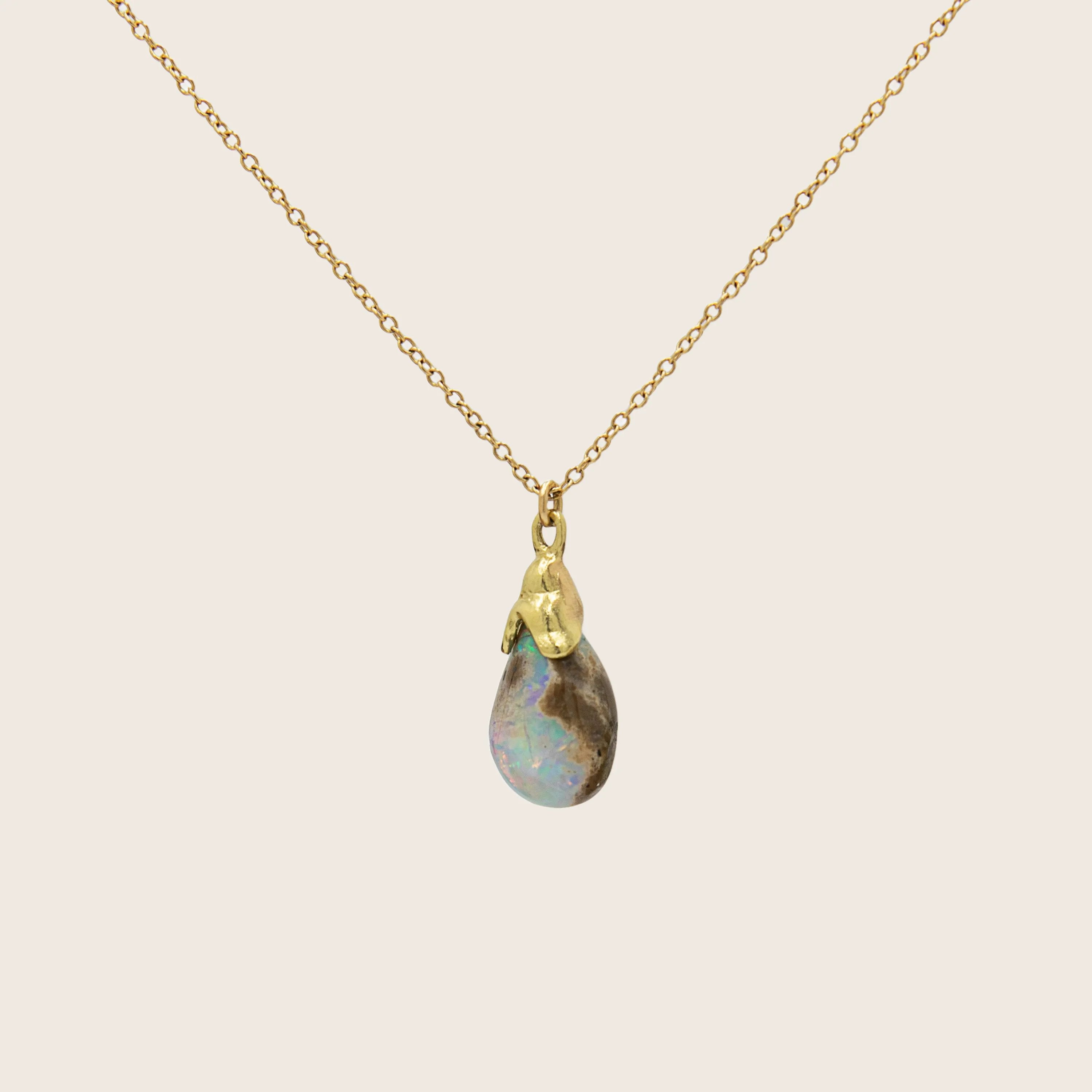 Pussy Willow Opal Pendant Necklace – abc carpet & home