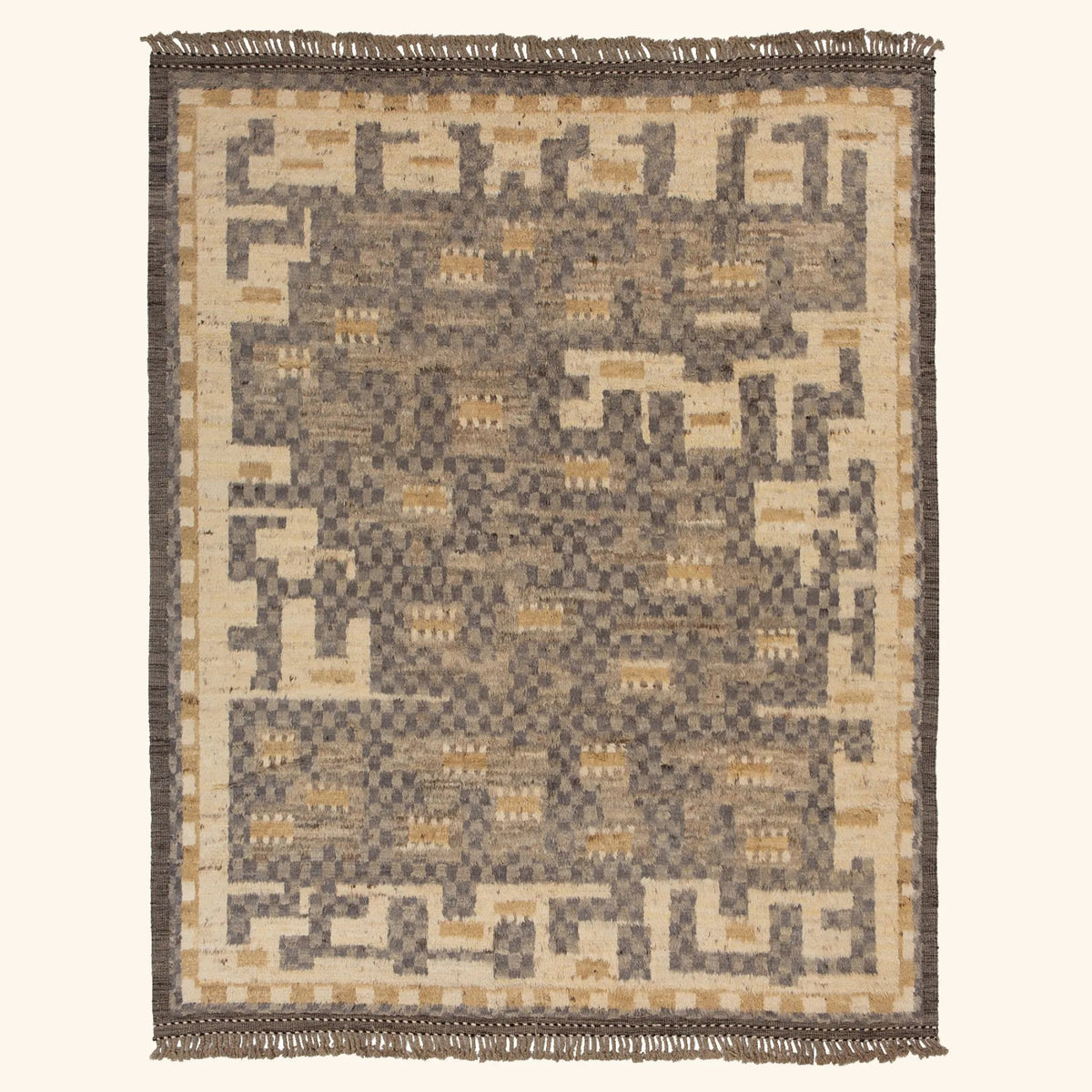 Brown Modern Wool Rug - 8'9'' x 10'2'' – abc carpet & home