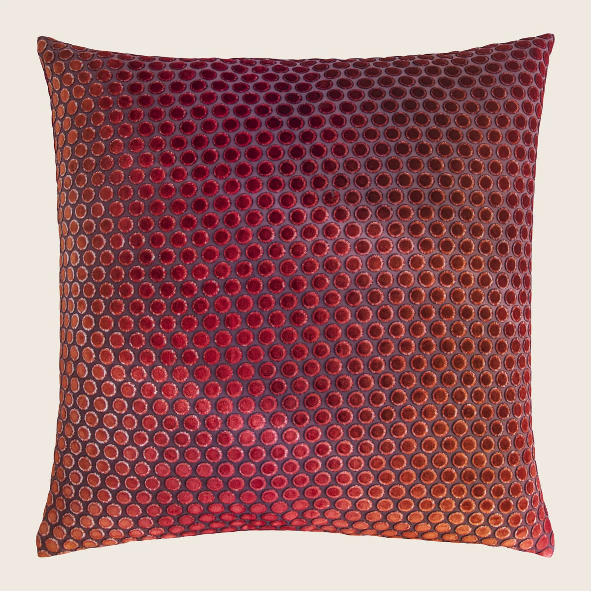 Dots Velvet Pillow, Wildberry – abc carpet & home
