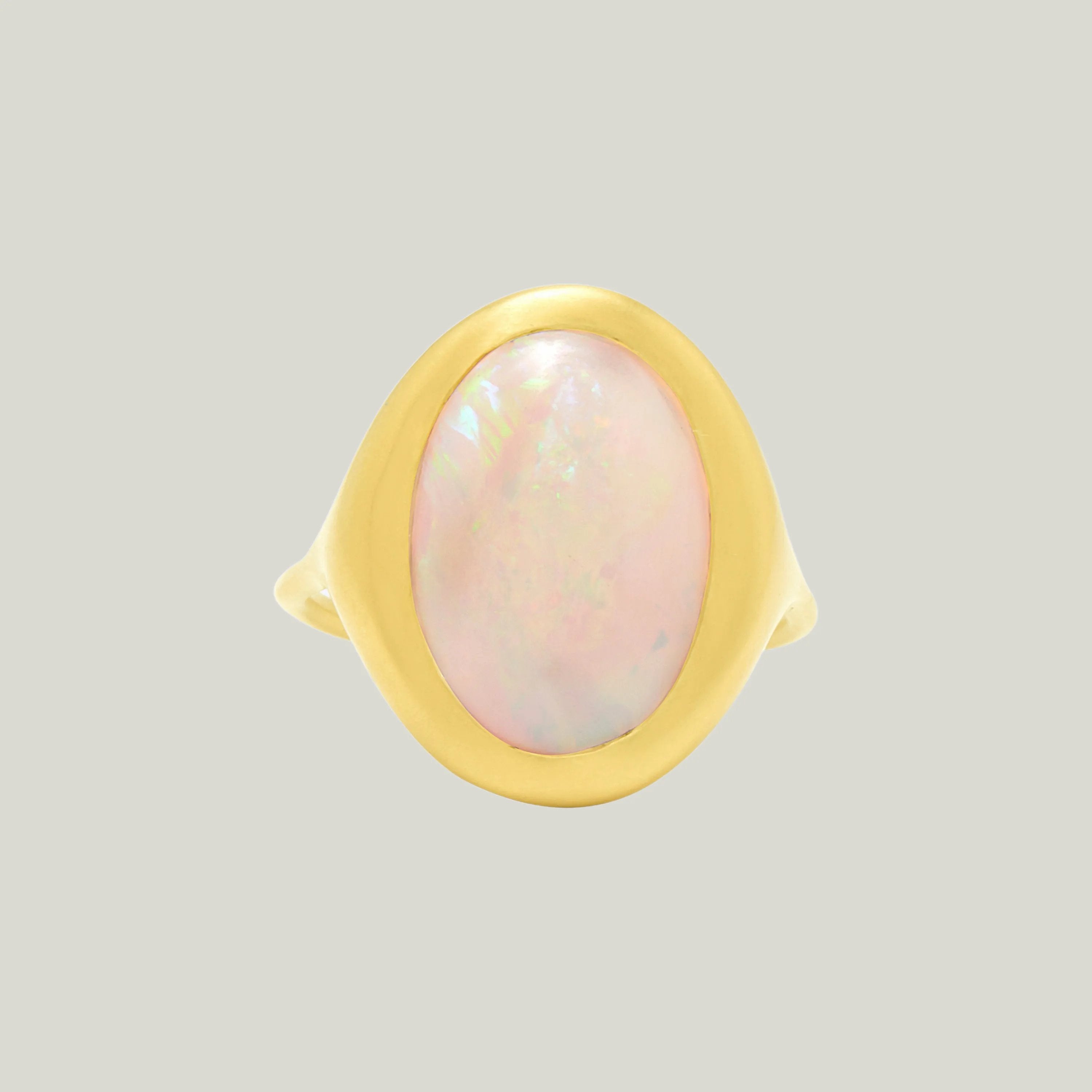 Oval Opal Carved Ring – abc carpet & home