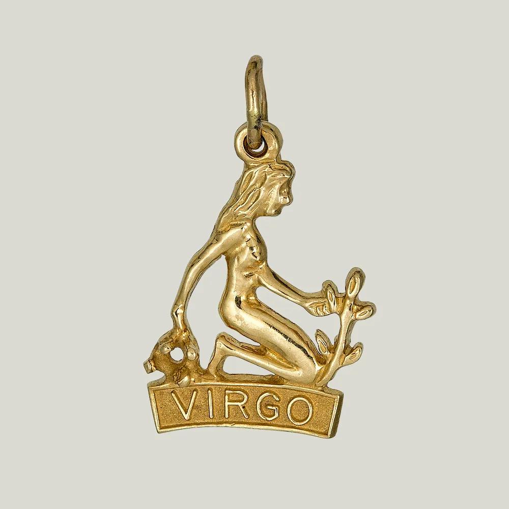 Gold Virgo Charm – abc carpet & home