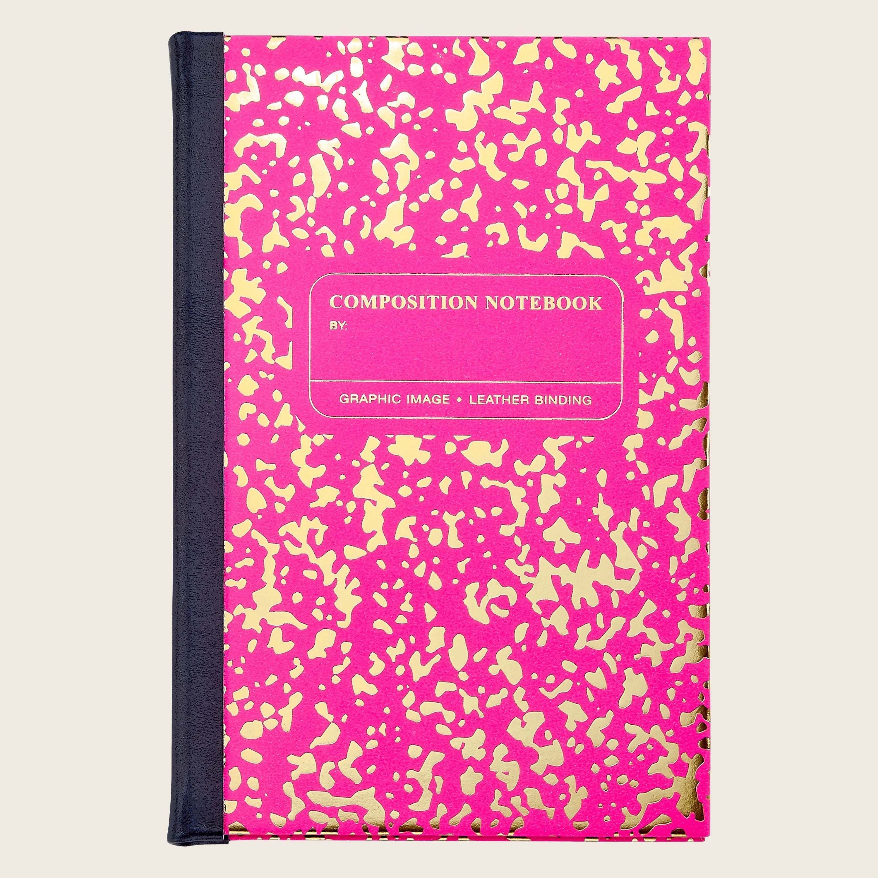 Leather Bound Neon Composition Book – abc carpet & home