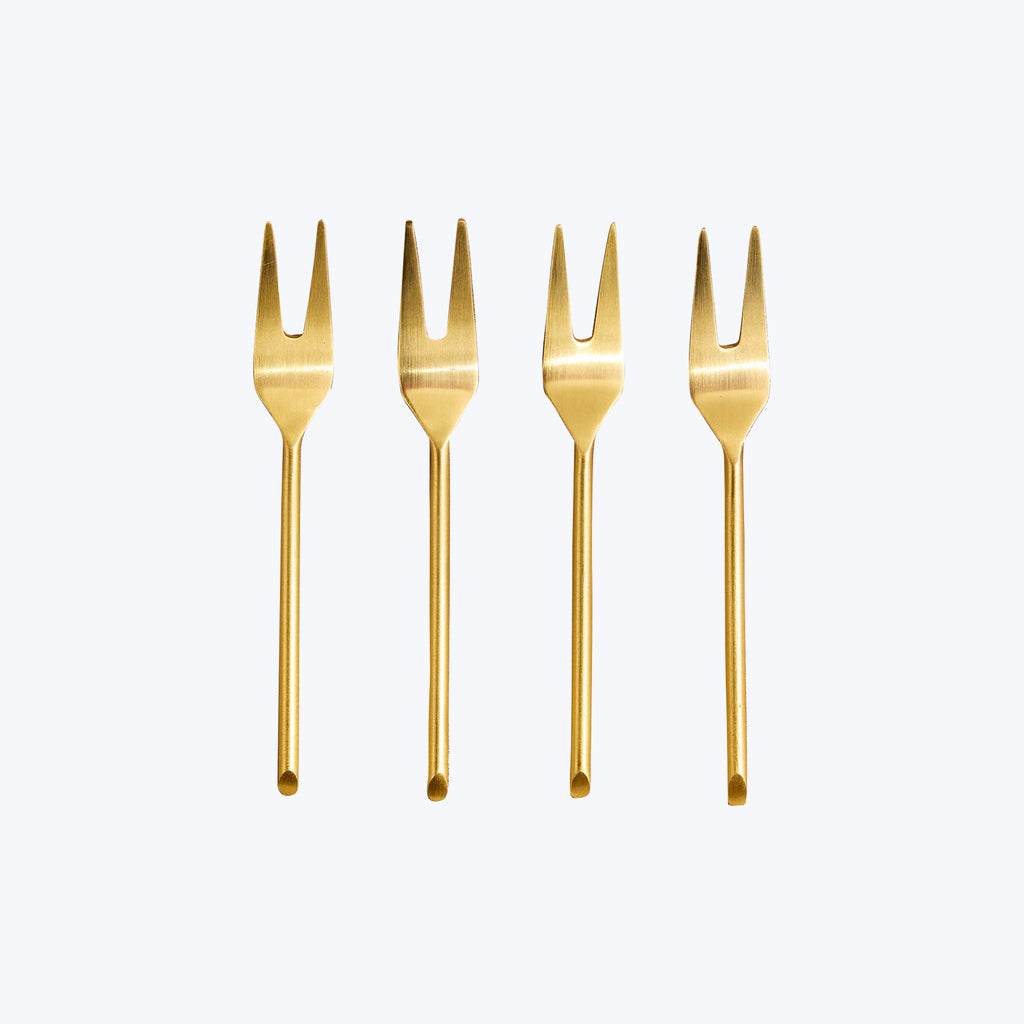 Thin Gold Small Forks, Set of 4 – abc carpet & home