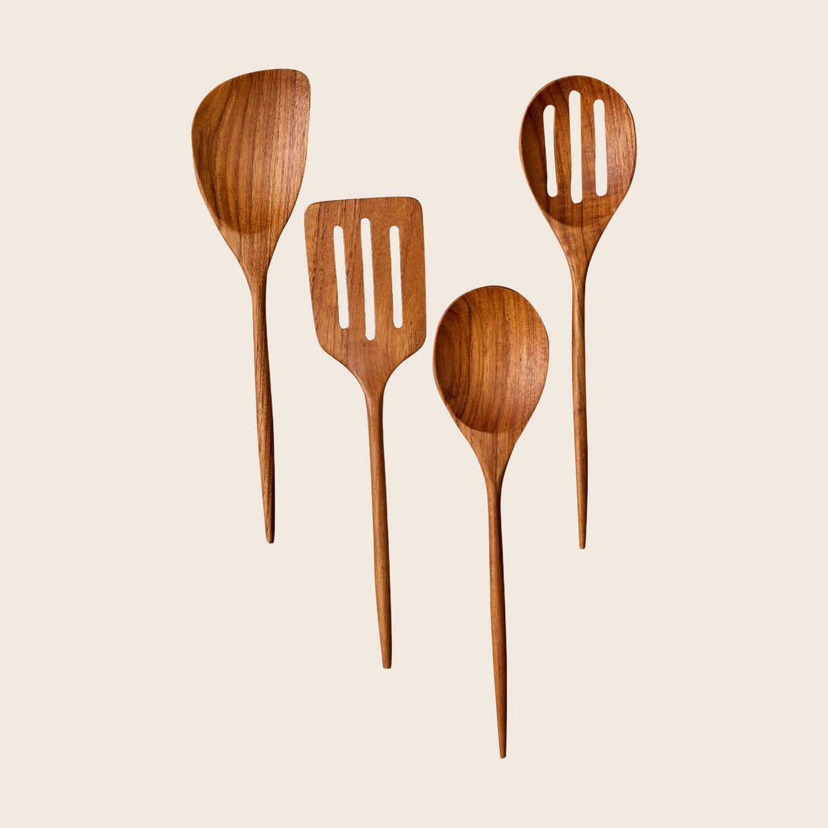 Padma Teak Mini Kitchen Utensils, Set of 4 – abc carpet & home