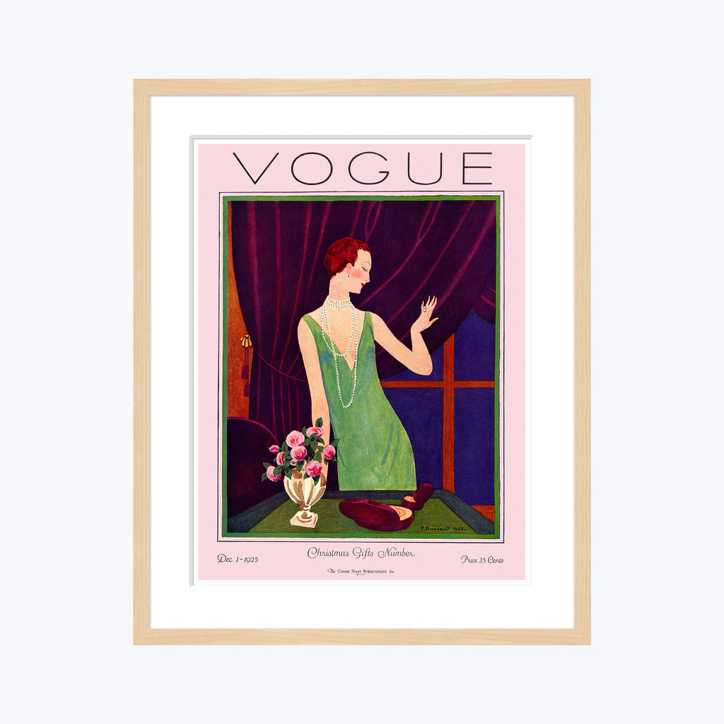 Vintage Vogue Cover, "A Woman Trying on Jewelry", Pierre Brissaud – abc ...