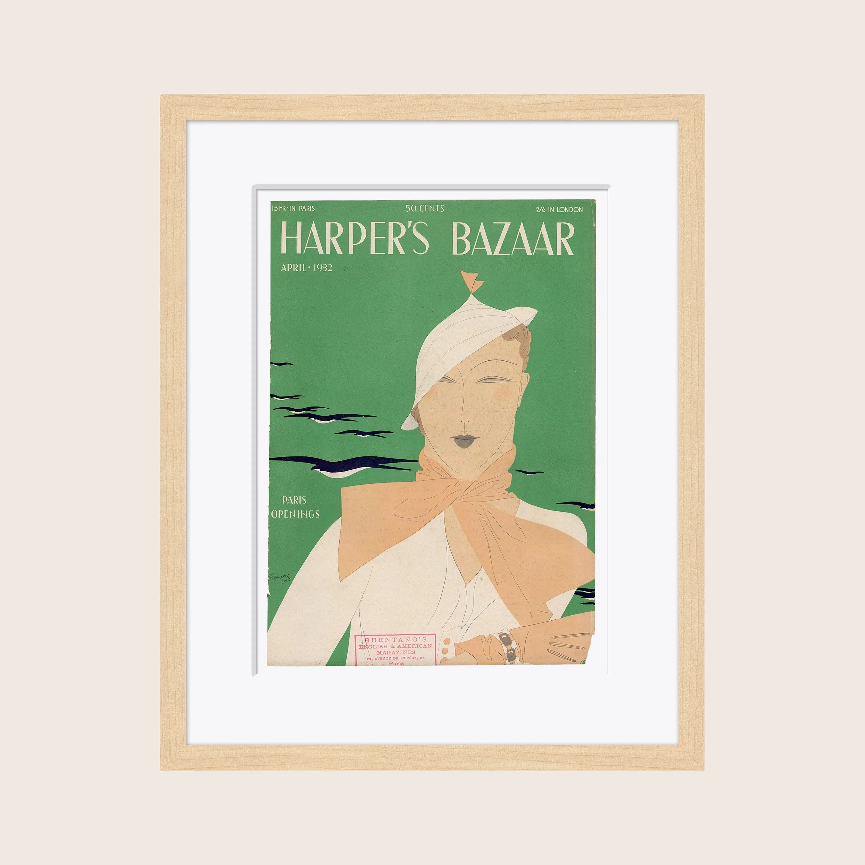 Original Vintage Harper's Bazaar Magazine Cover, April 1932 – abc ...