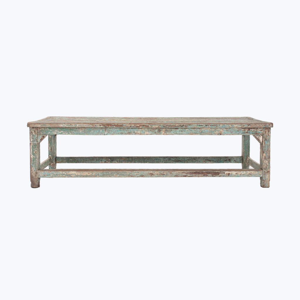 Vintage Slatted Bench – abc carpet & home