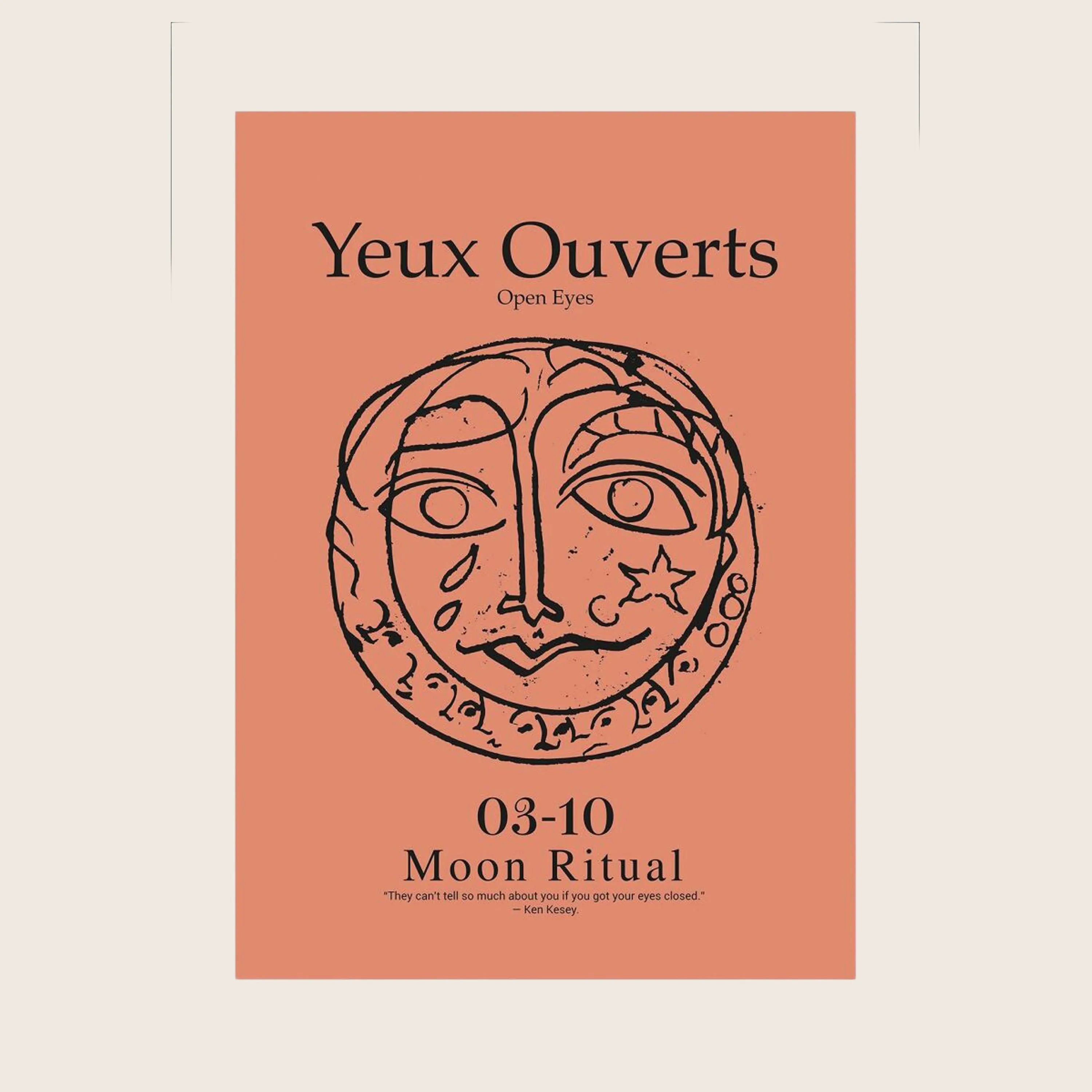 The Poster Club x Lucrecia Rey Caro - Yeux – abc carpet & home