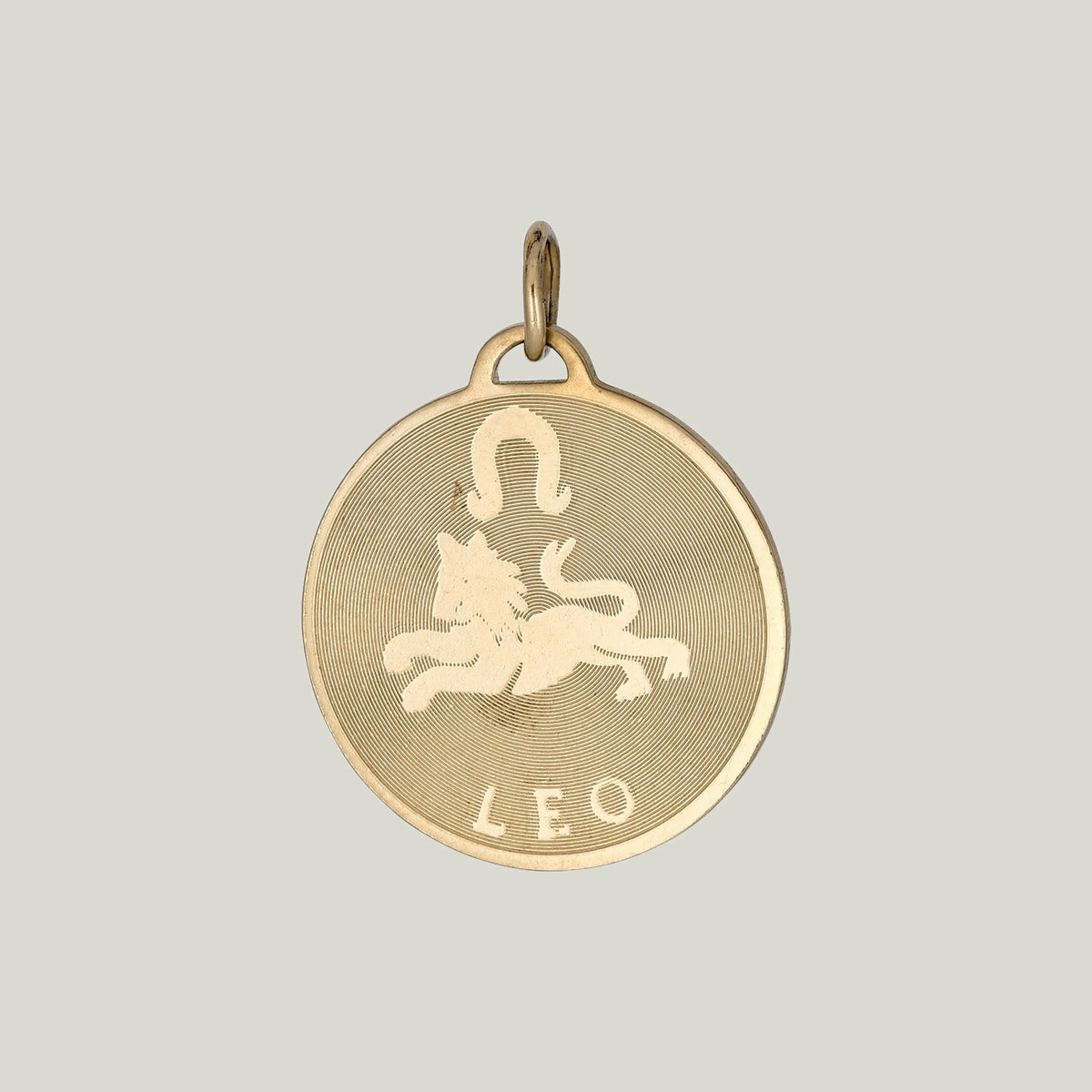 14K Gold Leo Astrological Charm Pendant 3.29grs – abc carpet & home