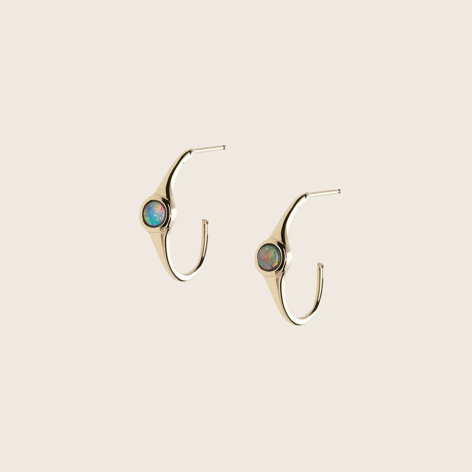 Pair of Mini Opal Hoops – abc carpet & home