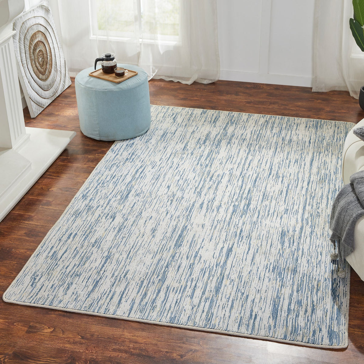 Priya Hand-Loomed Carpet, Lagoon – abc carpet & home